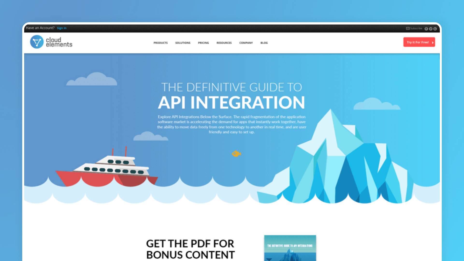 Cloud Elements Pillar Page Design | SmartAcre