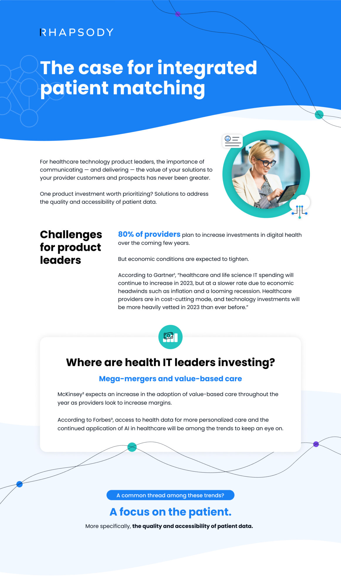 Lyniate Patient Matching Infographic | SmartAcre