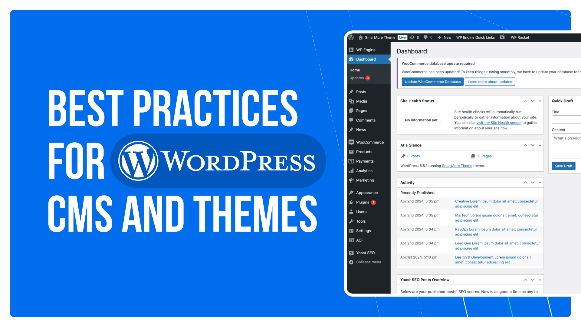 The SmartAcre Way: Best Practices for WordPress CMS and Themes | SmartAcre