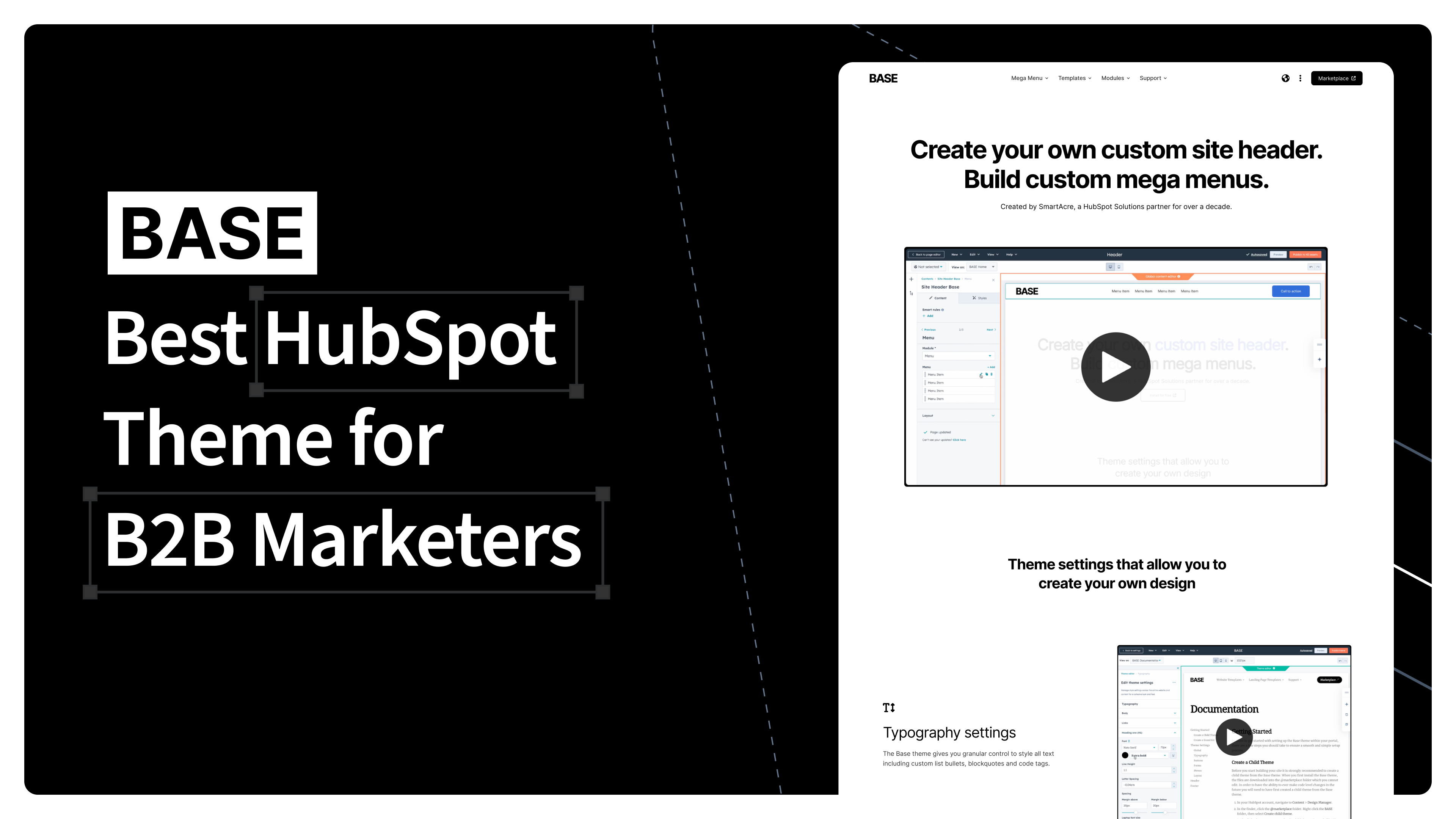 HubSpot Marketplace Theme for B2B Marketers | BASE by SmartAcre