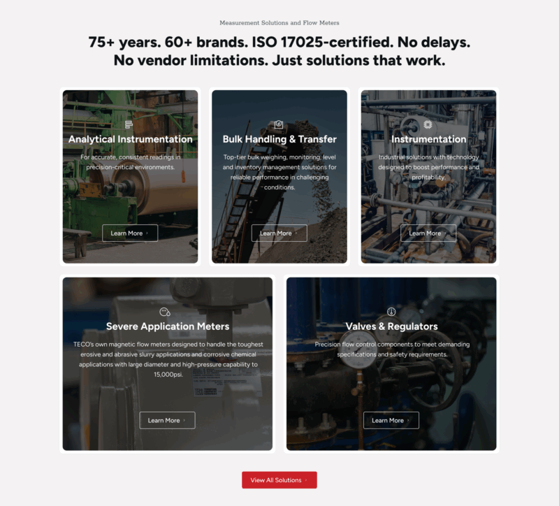 TECO Website Redesign | Before & After