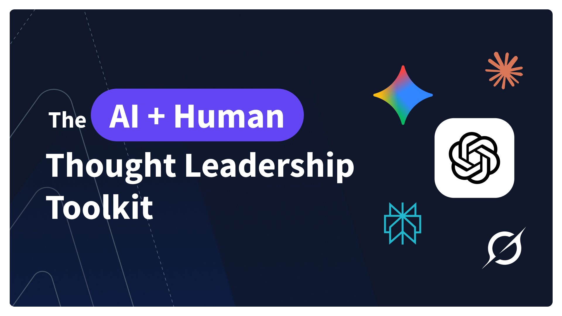 The AI + Human Thought Leadership Toolkit | SmartAcre