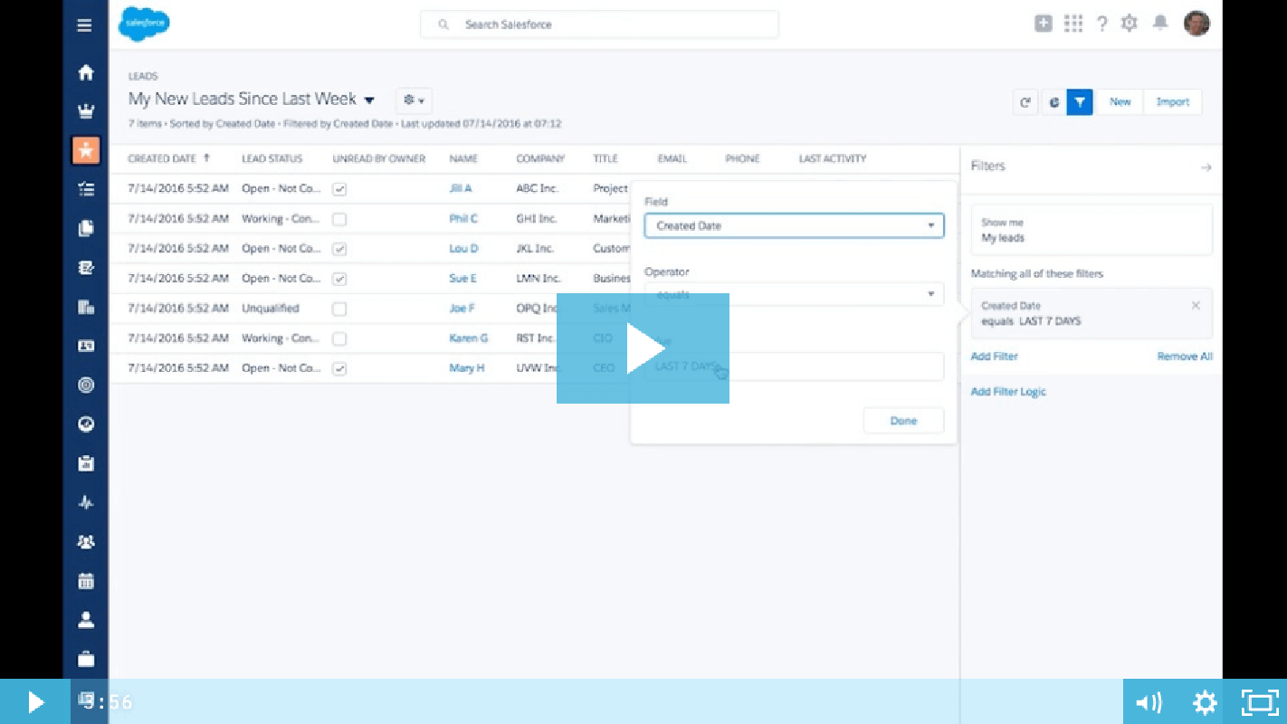 Use Salesforce List Views to plug that Leaky Funnel